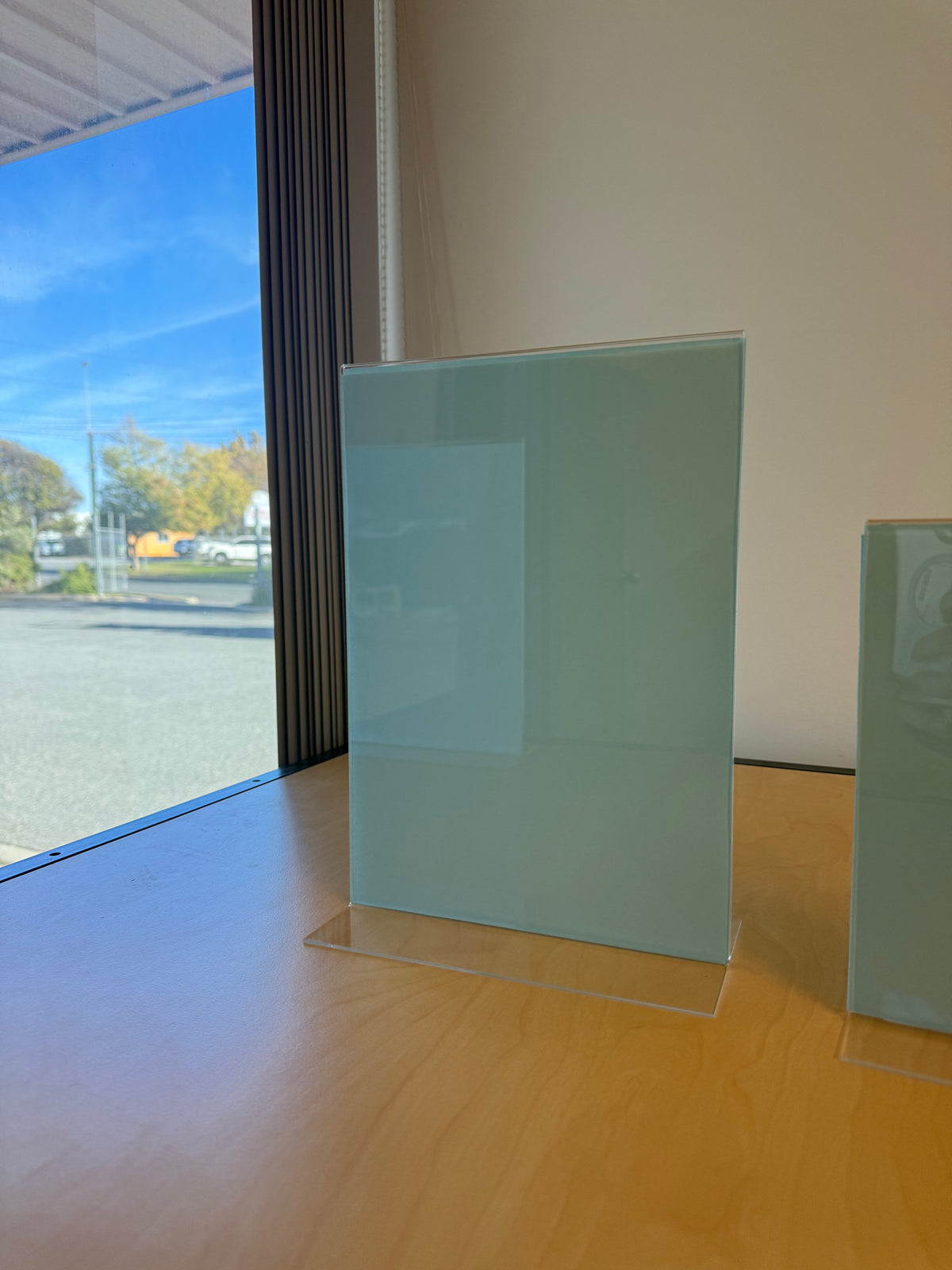 Acrylic A4 Ticket Stand — Cheap Shelving