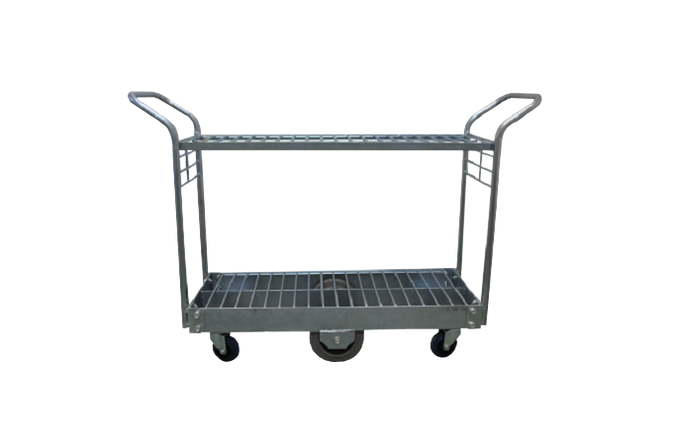 Stock Trolley 2 Tier — Cheap Shelving